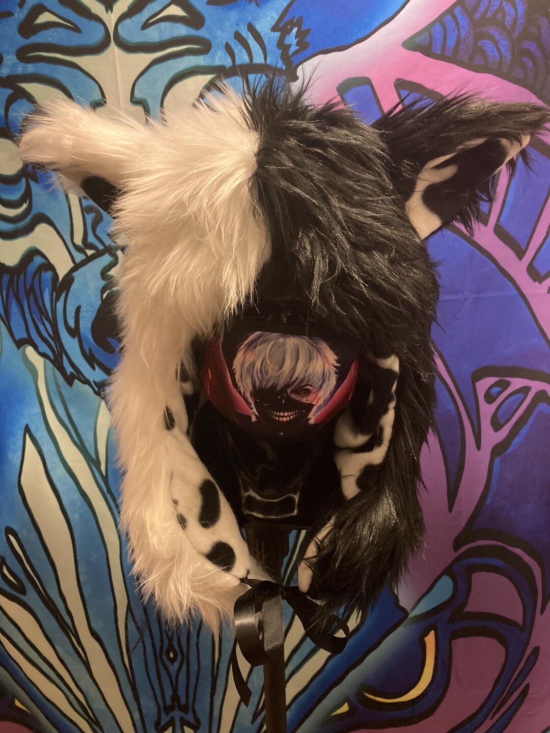 Furry Rave Hood - Etsy