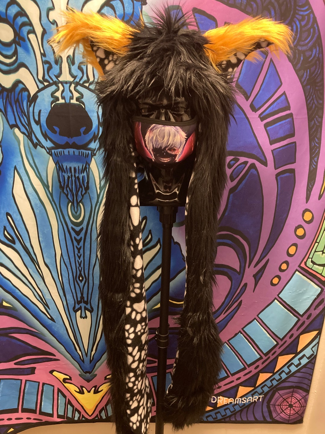 Furry Rave Hood - Etsy
