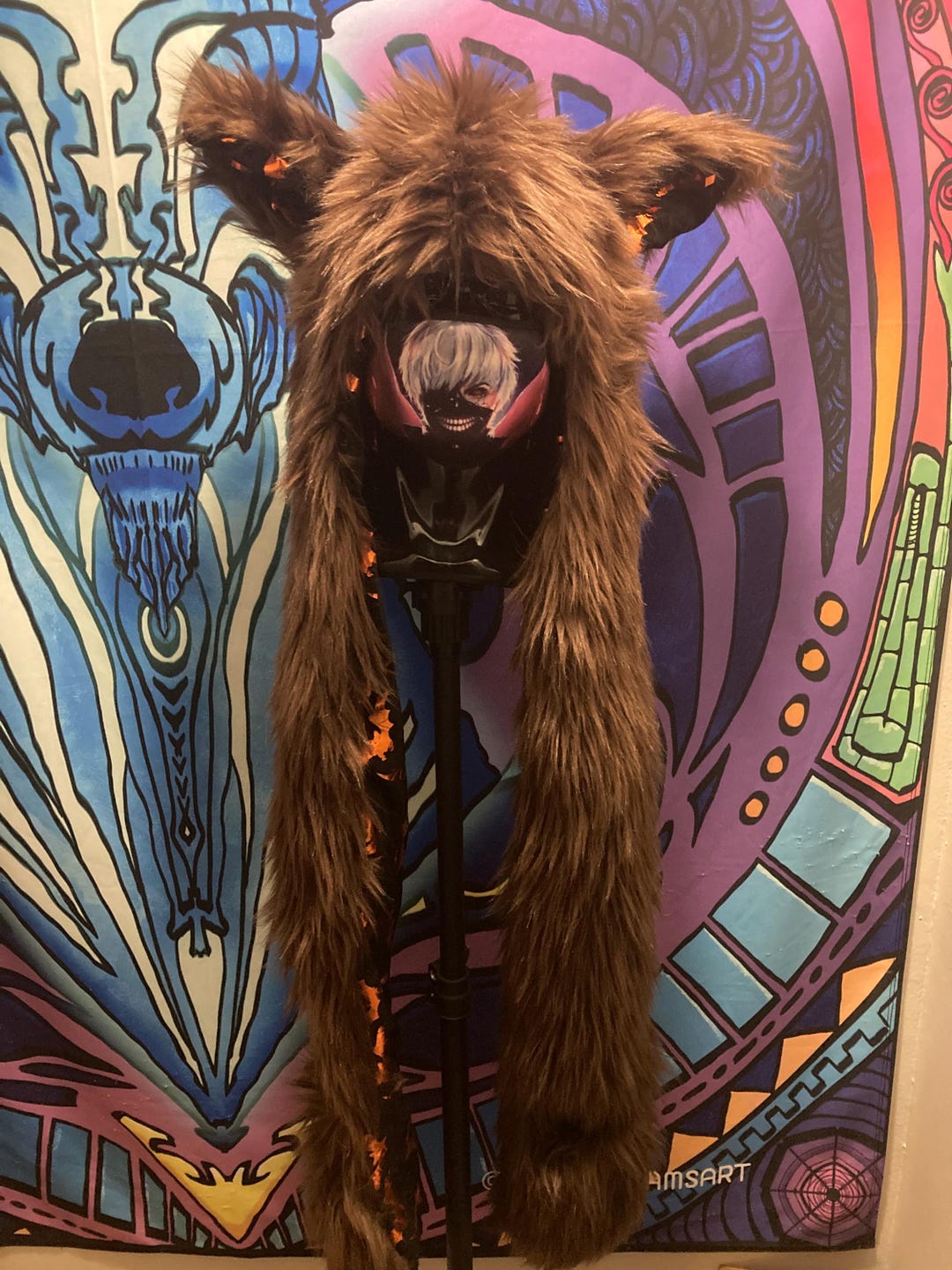 Furry Rave Hood - Etsy