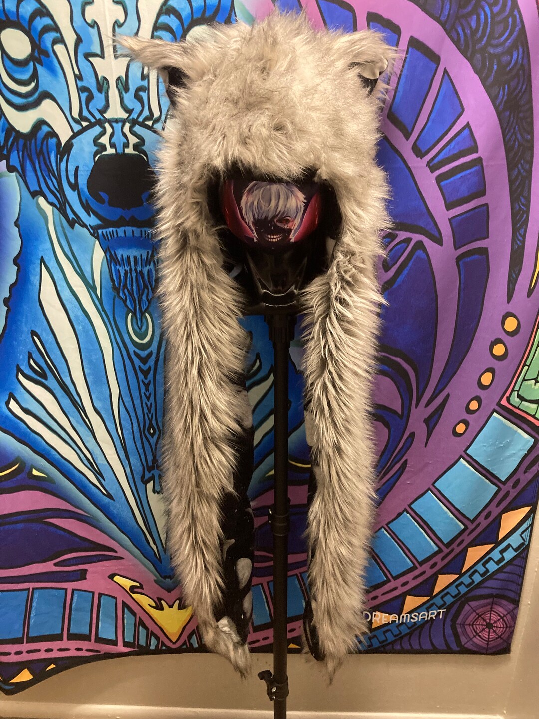 Furry Rave Hood - Etsy