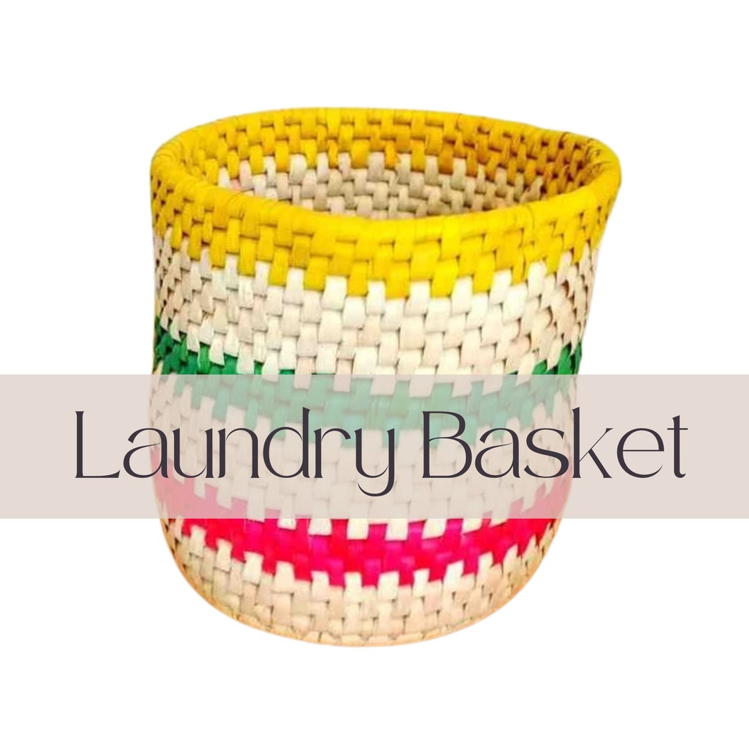 Beautiful Laundry Basket, Date Leaves Laundry Basket OR Laundry Hamper ...