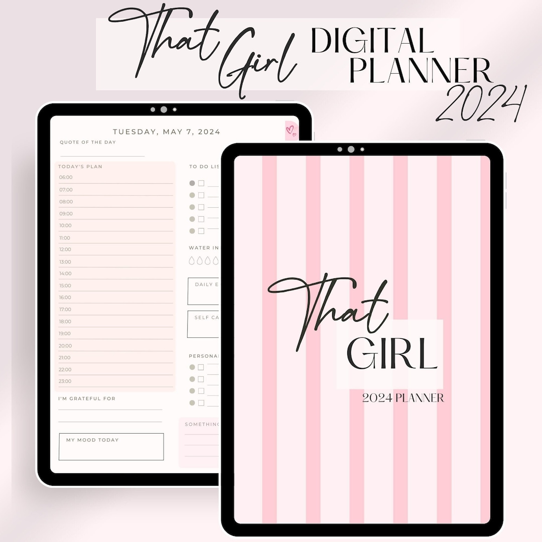 That Girl Digital Planner 2024 | Goodnotes Planner | Good Notes | Daily ...