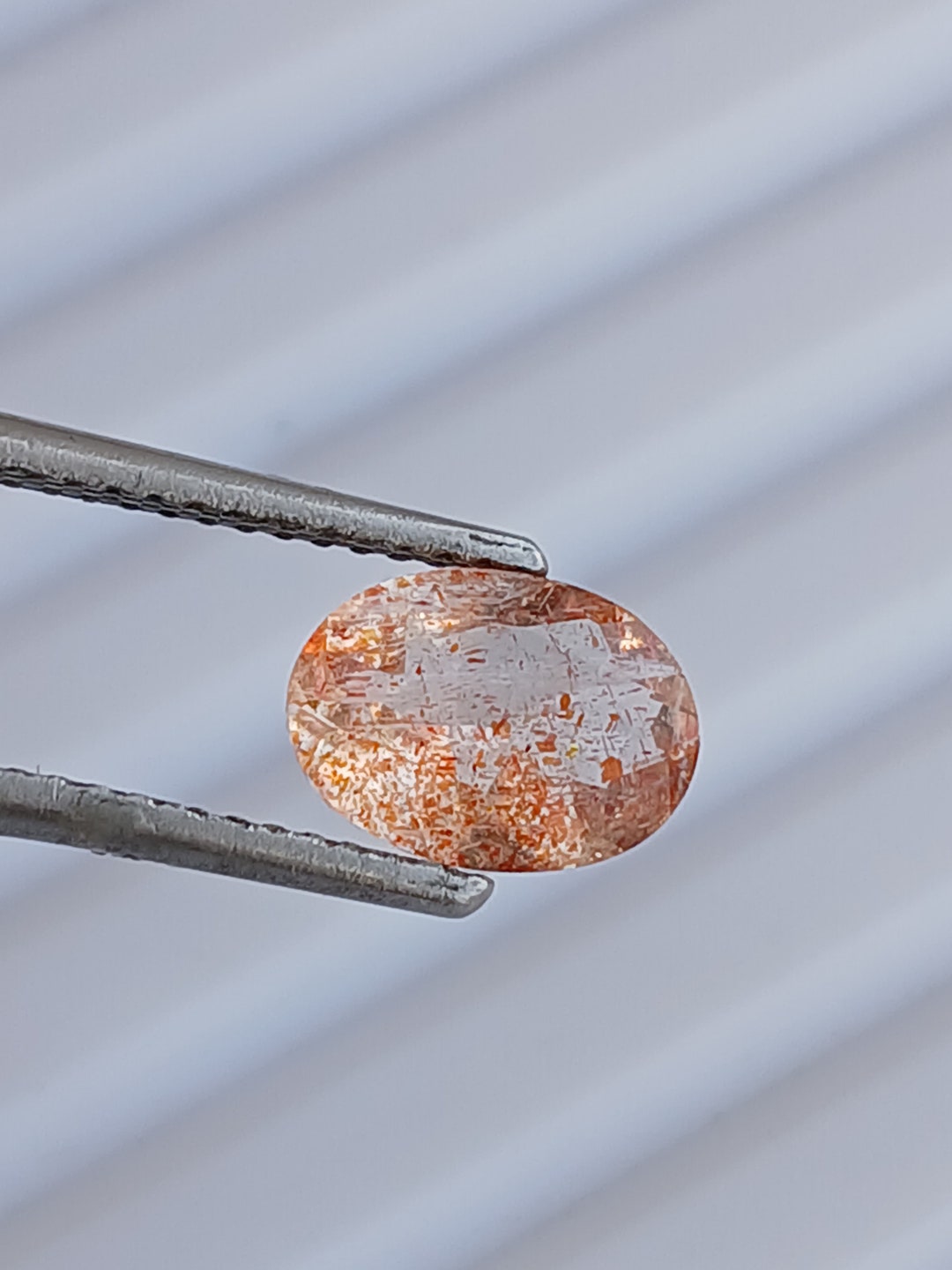 Golden Matrix CONFETTI SUNSTONE With Amazing Orange Flakes Sparkling ...