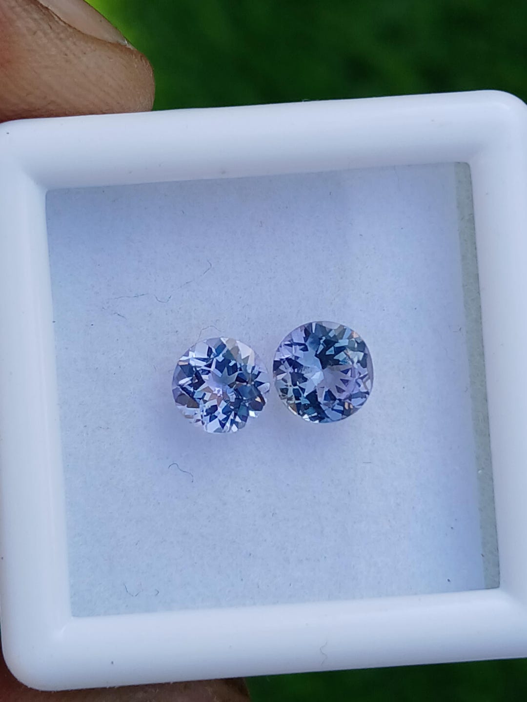 Natural Tanzanite Mermaid / Peacock Colour Lot 2 Pic Looese Gemstone 5 ...