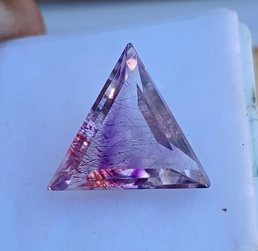 Fancy Shape Amazing SUPER SEVEN Size 13.60x13 MM Seven Crystals Healing ...