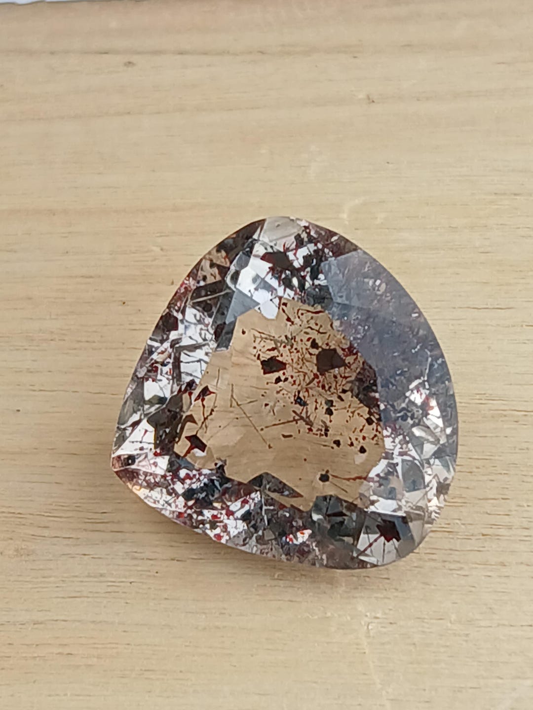 Beautiful SUPER SEVEN Gemstone Size 16x15 MM 10.40 Ct Amazing 7 ...