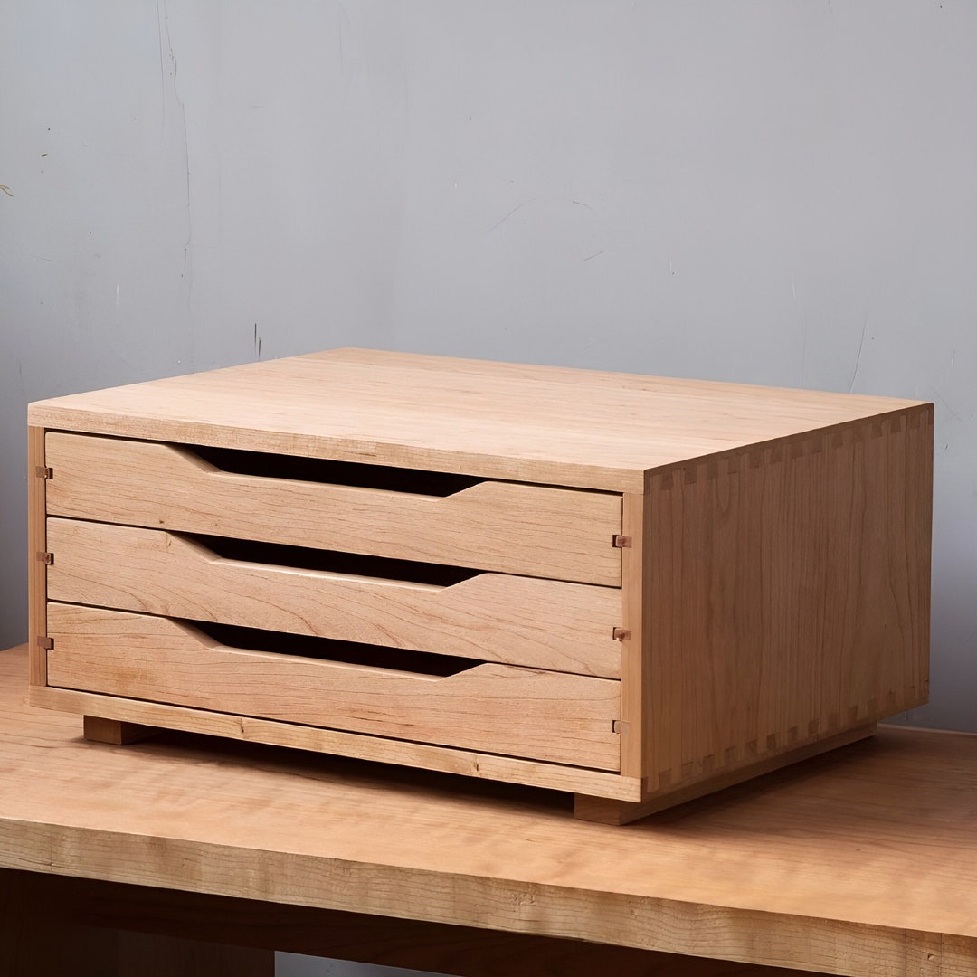 Custom Wooden Storage Box With Drawer, Storage Drawers Dressers for ...