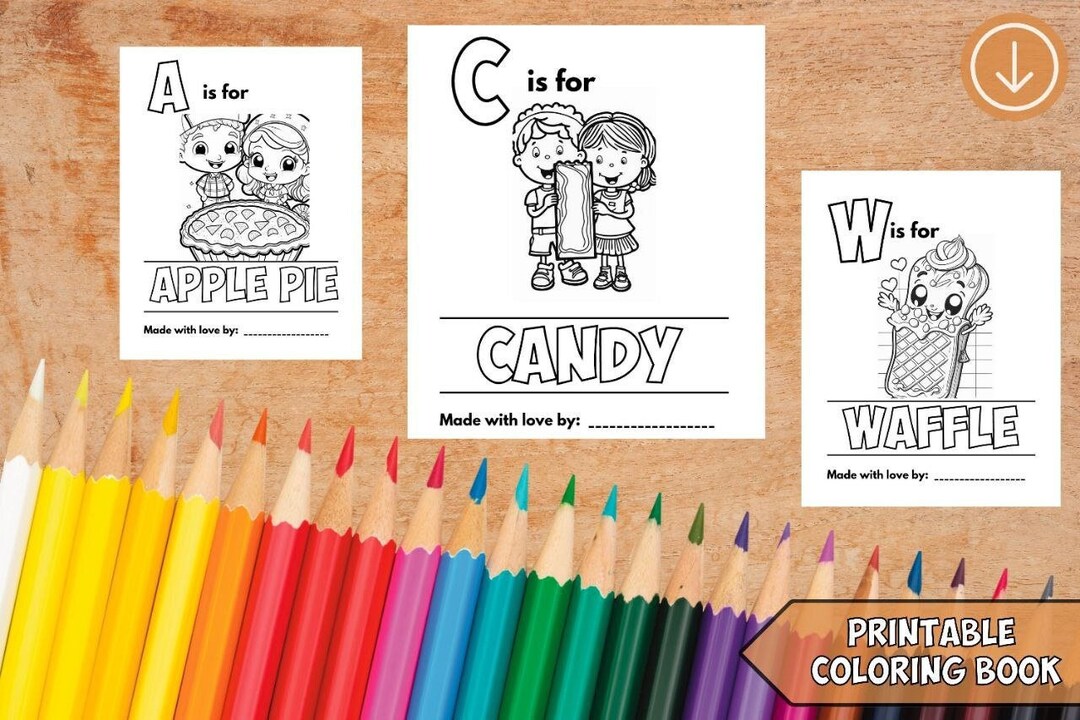 Mix and Munch Coloring Book, SVG, Png, Eps, Dxf, Pdf, Digital Cut File ...