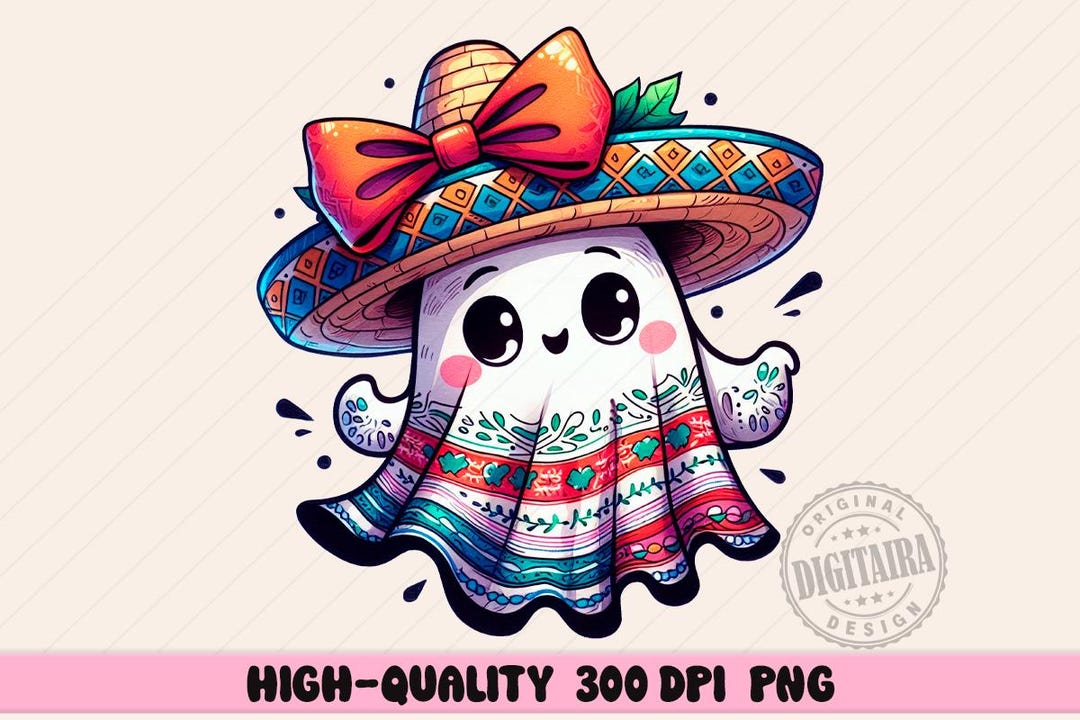 Coquette Mexican Ghost Png,spooky Conchas Png, Pantasmas Png,spanish ...