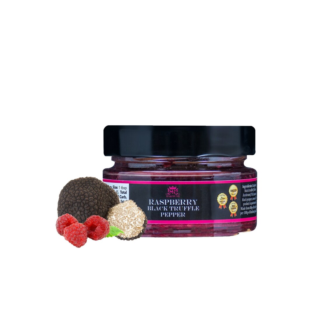 Raspberry Truffle Jam Extravagant Raspberry Jam With Black - Etsy
