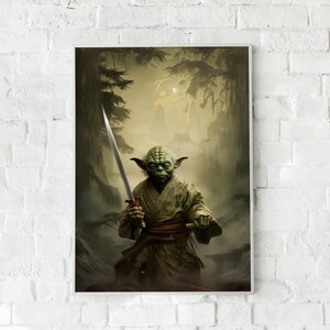 Samurai Yoda | Star Wars Concept Art | High Quality Digital Print - Etsy UK