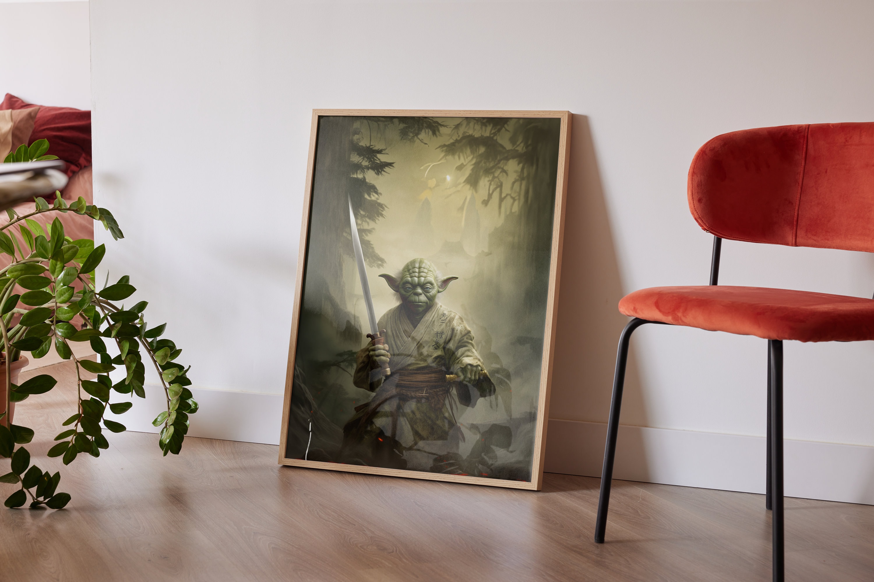 Samurai Yoda Star Wars Concept Art High Quality Digital Print - Etsy UK