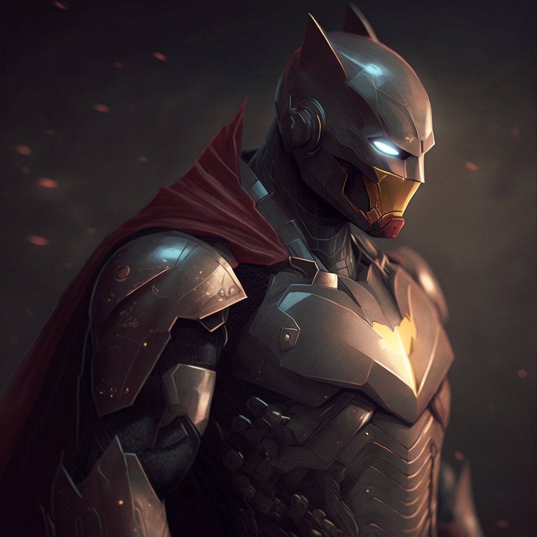 Iron Bat Suit DC Concept Art High Quality Digital Print - Etsy