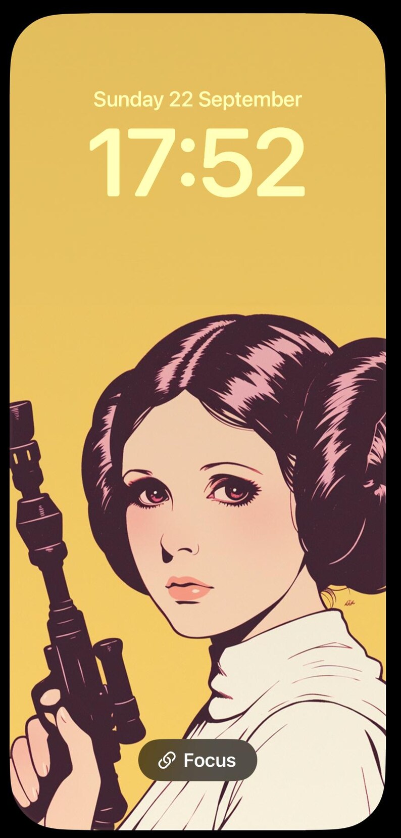 Princess Leia Pop Art Print: Star Wars Minimalist Design (digital ...