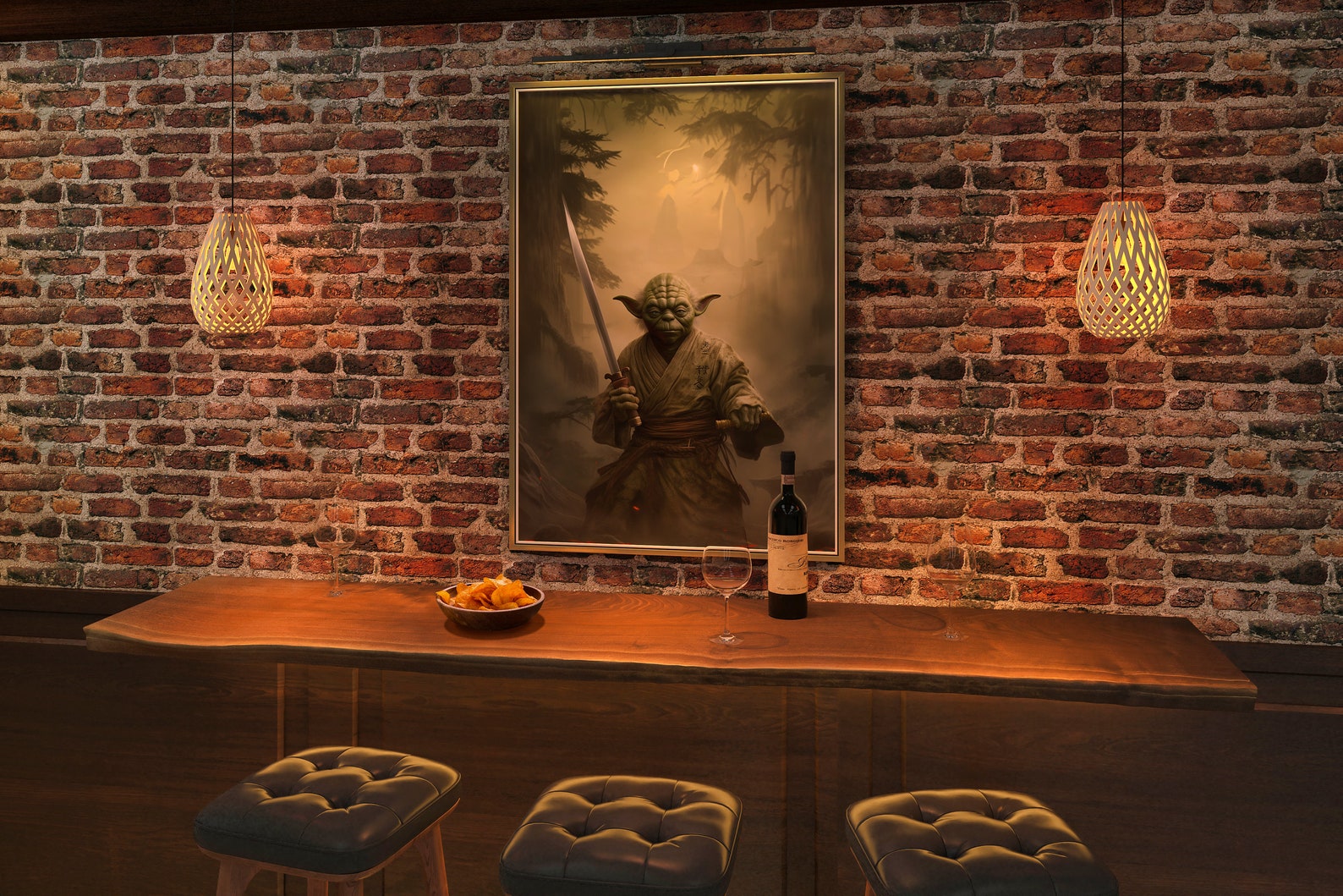 Samurai Yoda | Star Wars Concept Art | High Quality Digital Print - Etsy UK