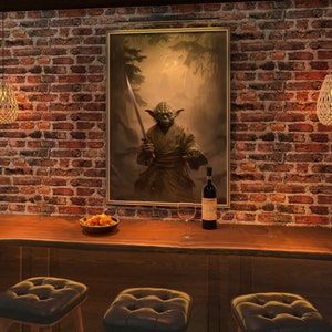 Samurai Yoda | Star Wars Concept Art | High Quality Digital Print - Etsy UK