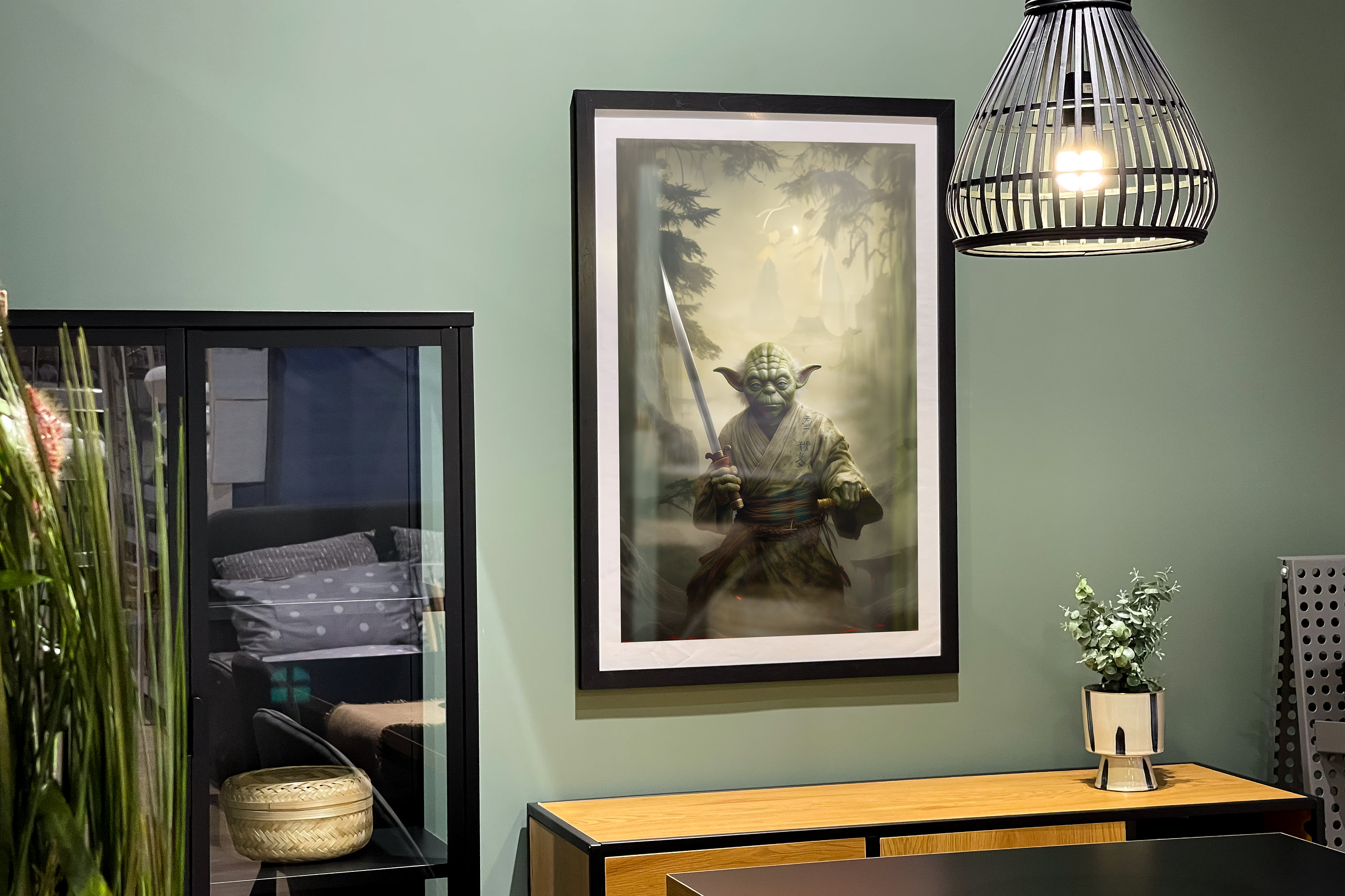 Samurai Yoda Star Wars Concept Art High Quality Digital Print - Etsy UK