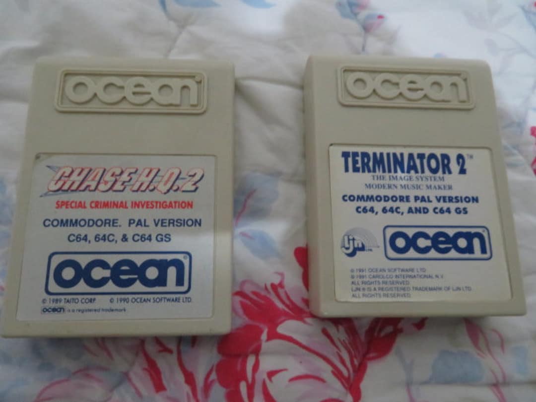 Commodore 64 Game Cartridges. C64 - Etsy