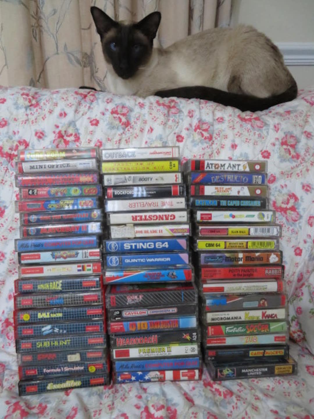 Commodore 64 Cassette Games. - Etsy