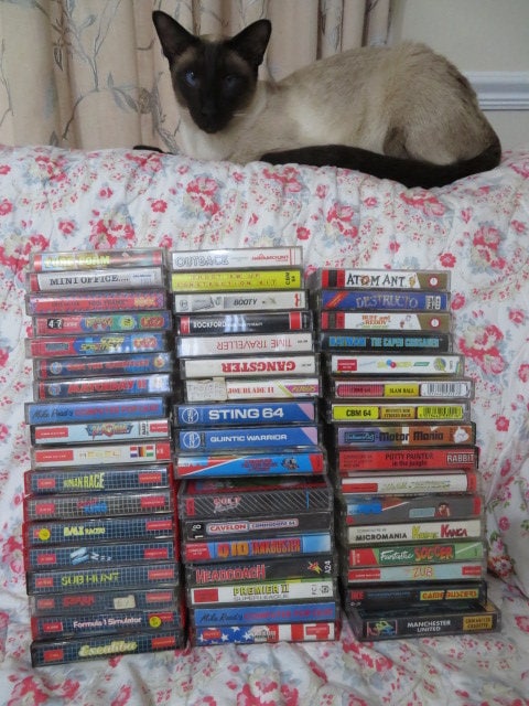 Commodore 64 Cassette Games. - Etsy