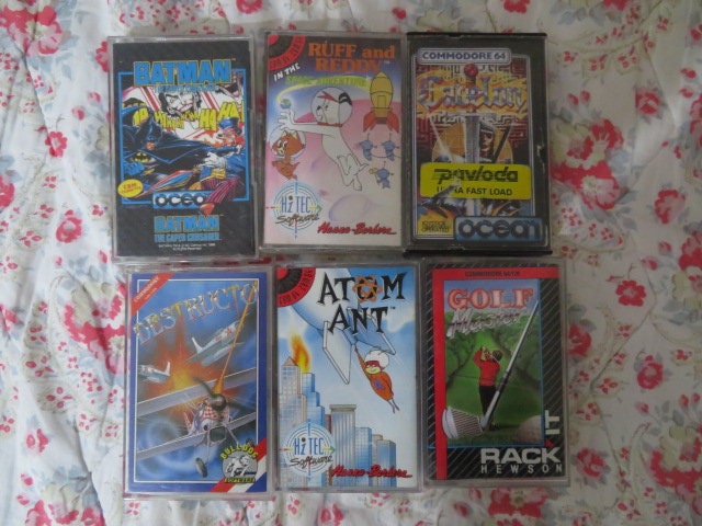Commodore 64 Cassette Games. - Etsy