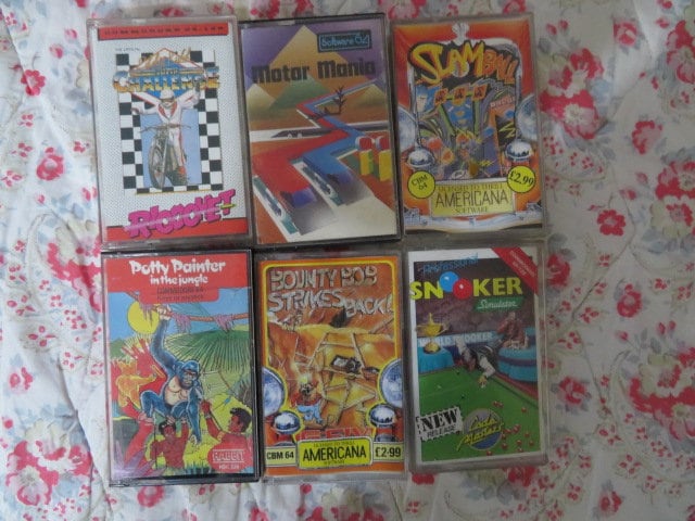 Commodore 64 Cassette Games. - Etsy