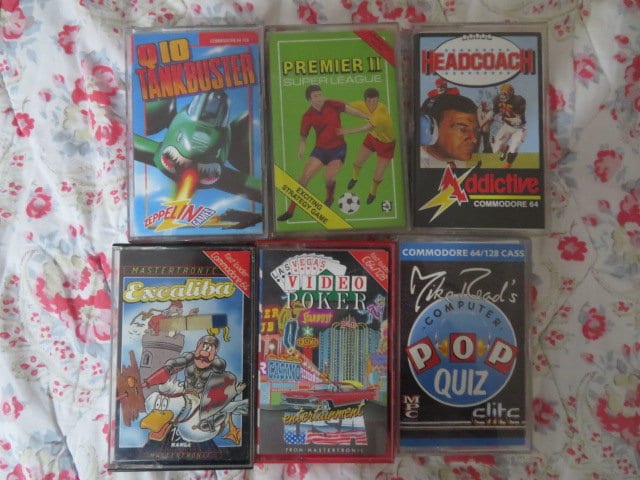 Commodore 64 Cassette Games. - Etsy
