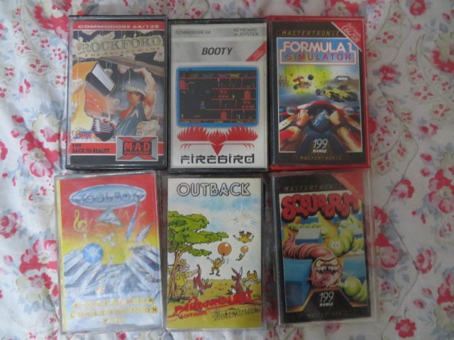 Commodore 64 Cassette Games. - Etsy