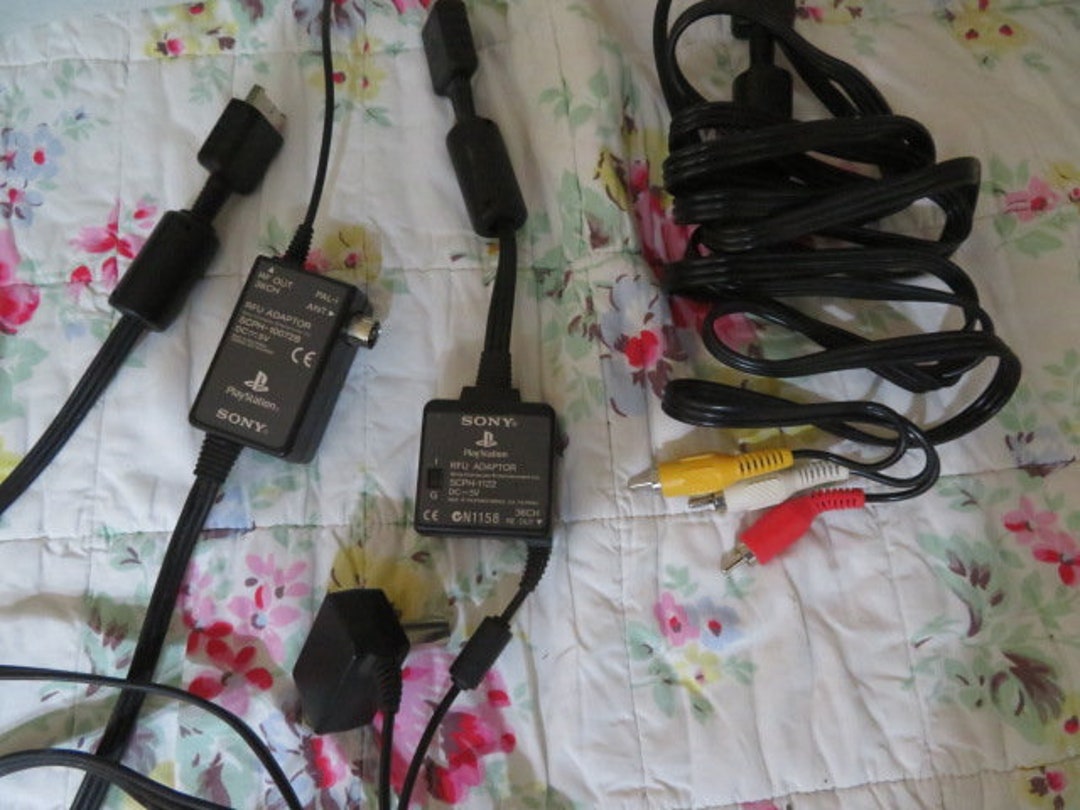Playstation 1 Mixed Rf Scart Cables - Etsy