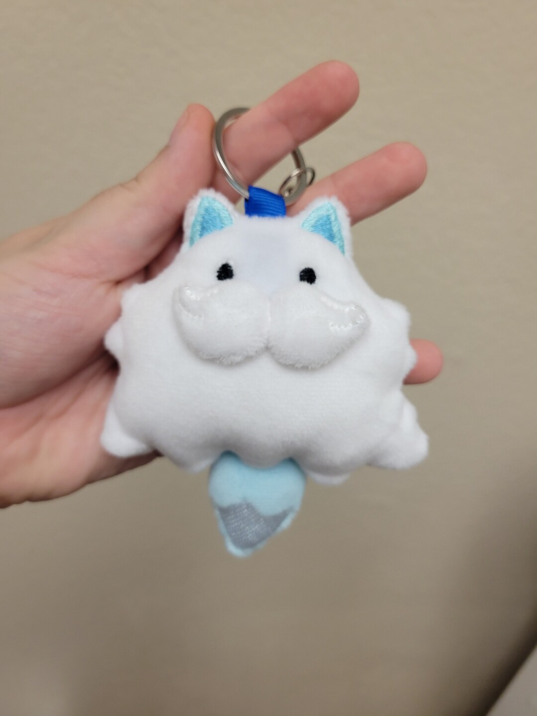Fluff Ball Cat Pa Monster Sweepa Palworld Keychain Charm[handmade] - Etsy
