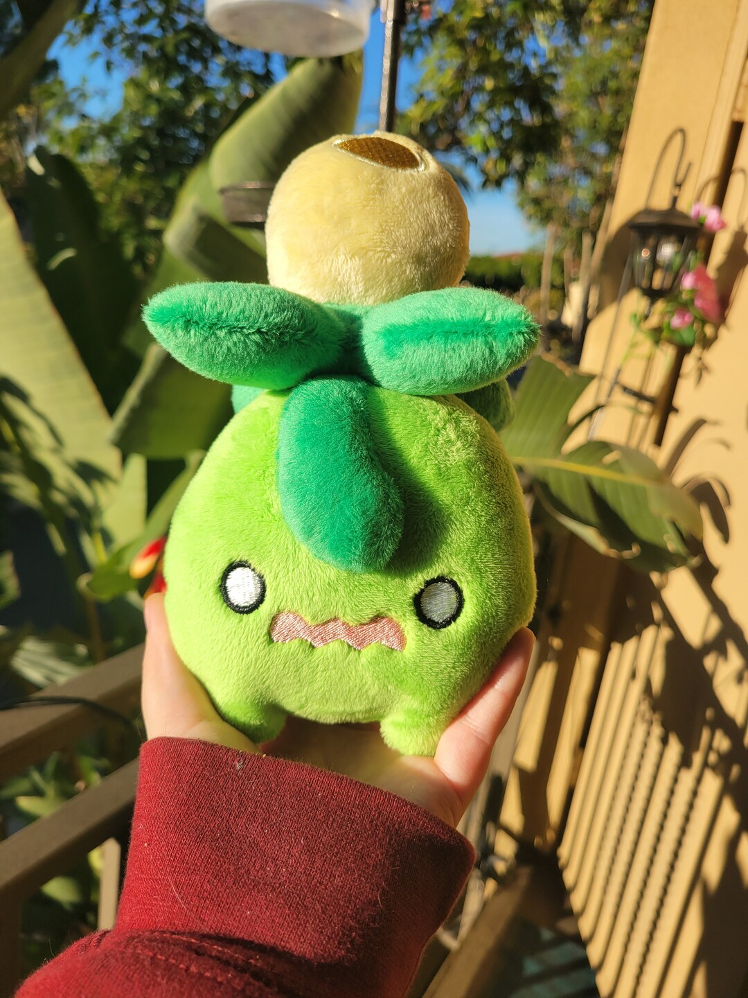 1 PC Shy Olive Fluffy Plush handmade - Etsy