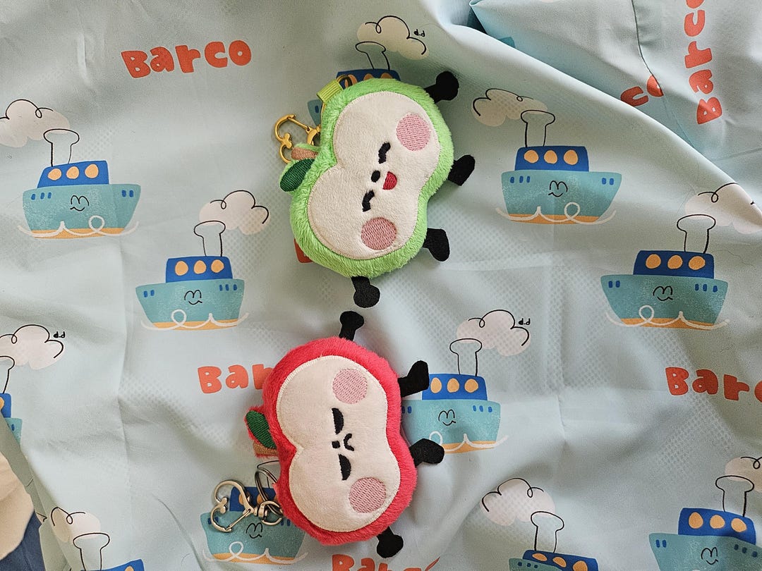 1 PC Love and Deepspace Caleb Sunny Apple Keychain Plush Charm ...