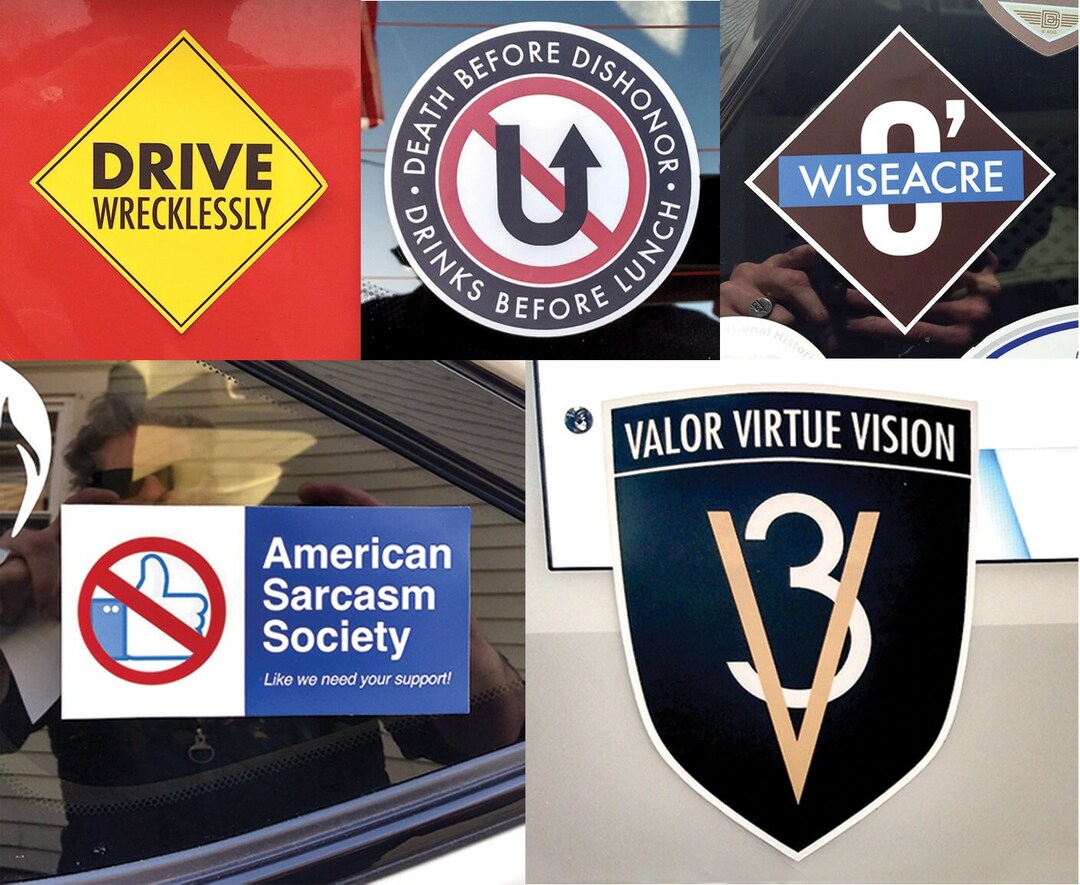 Cool Window Decals, Weather-resistant Vinyl Stickers Made in the USA ...