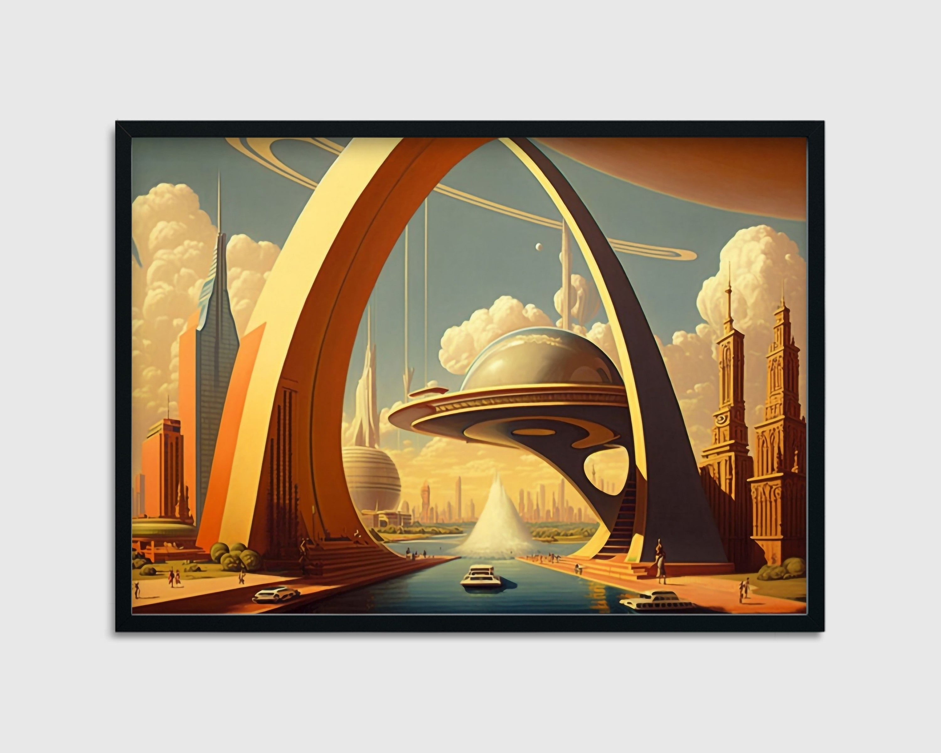 Retro Futuristic Art