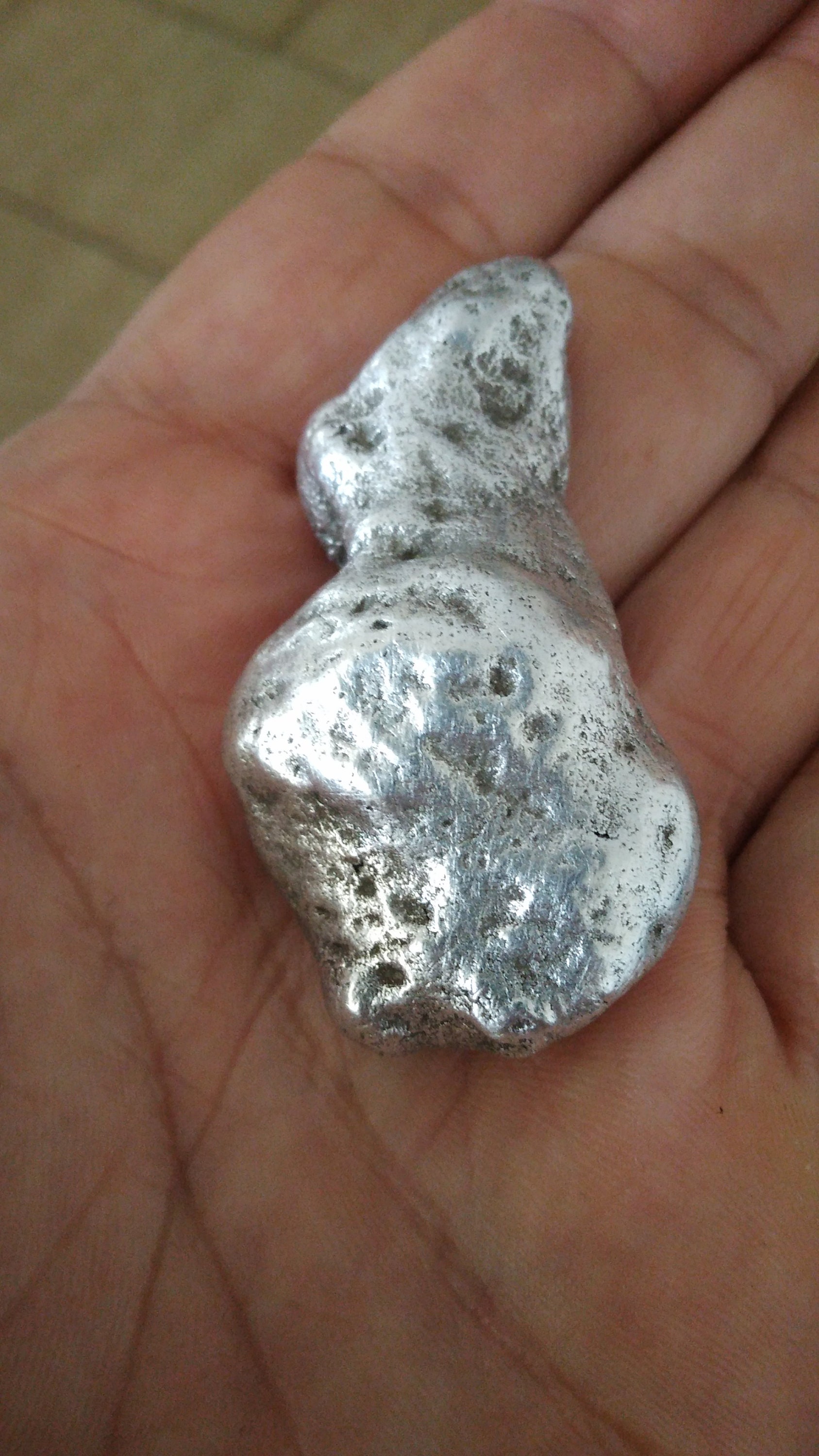 Raw Silver Nugget