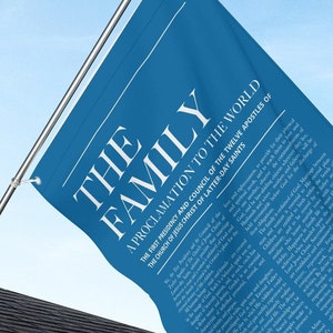 LDS Family Proclamation to the World on a Flag - 3 X 5 Feet - Etsy