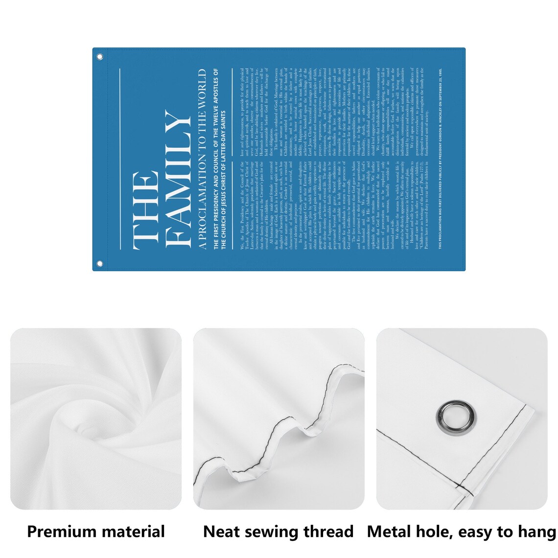 LDS Family Proclamation to the World on a Flag 3 X 5 Feet - Etsy