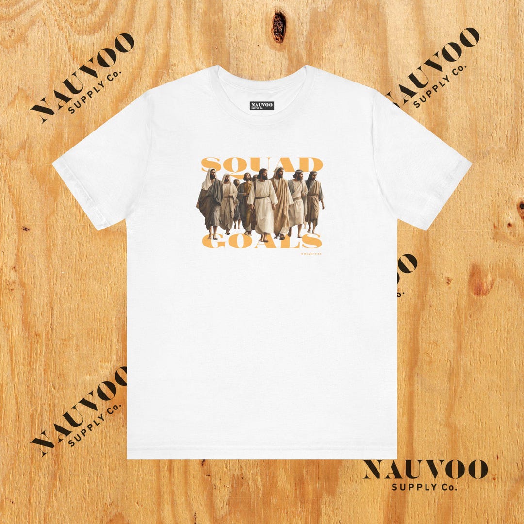 LDS Youth 2024 Theme Squad Goals Jesus Disciples T-shirt 'I Am A ...