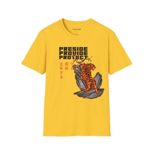 Mens Preside Provide Protect - Japanese Style Family Proclamation T ...