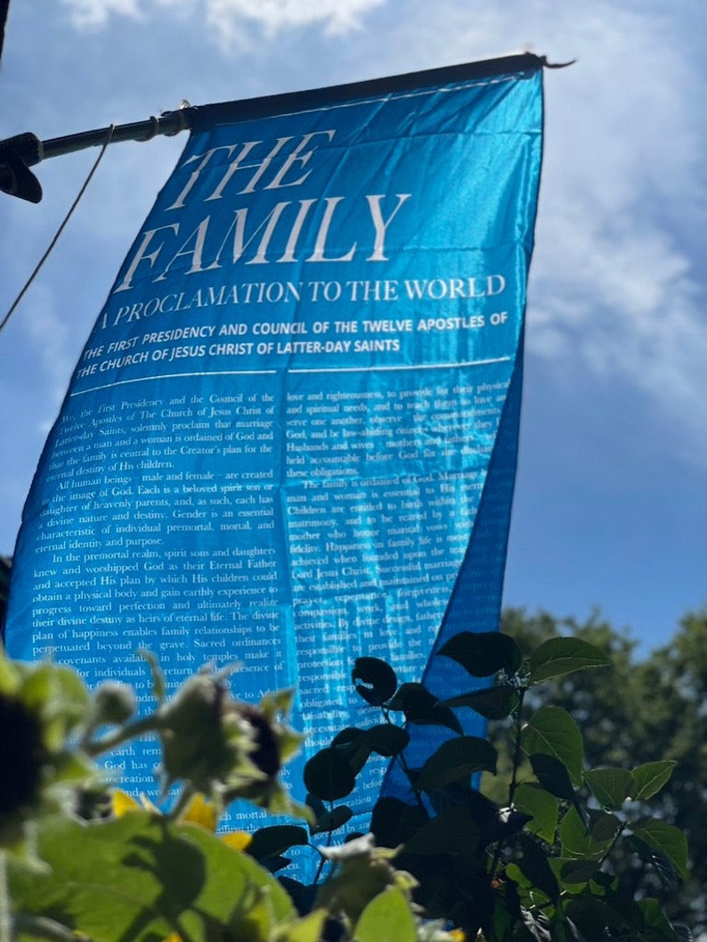 LDS Family Proclamation to the World on a Flag - 3 X 5 Feet - Etsy