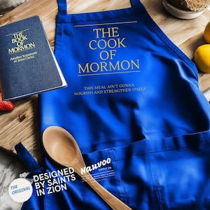 Cook of Mormon Apron - Fun LDS Gift - the Original in Cotton Canvas - Etsy