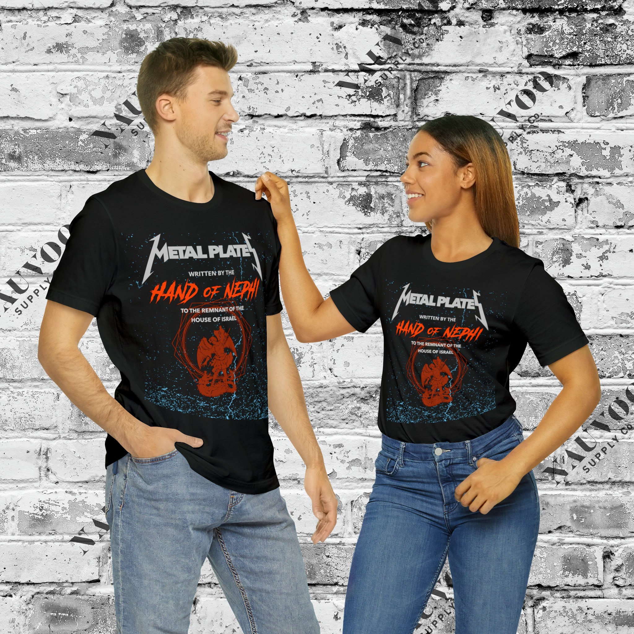 Funny LDS Book of Mormon metal Plates Shirt Heavy Metal Parody Concert ...