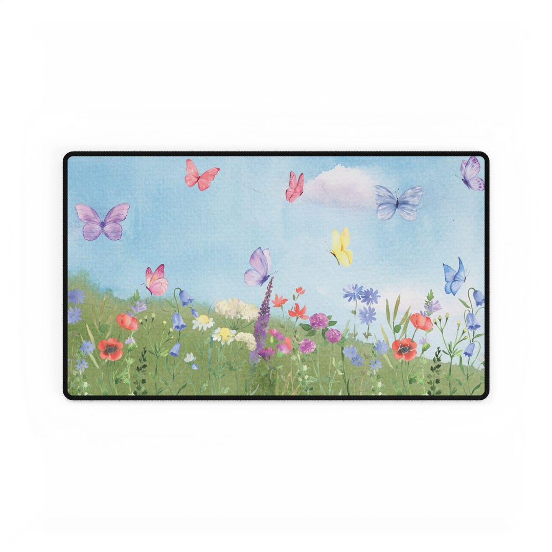 Wildflower Desk Mat - Etsy