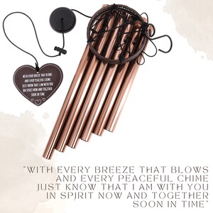 Memorial Wind Chime - 29" Sympathy Chime for Loss of Loved One ...