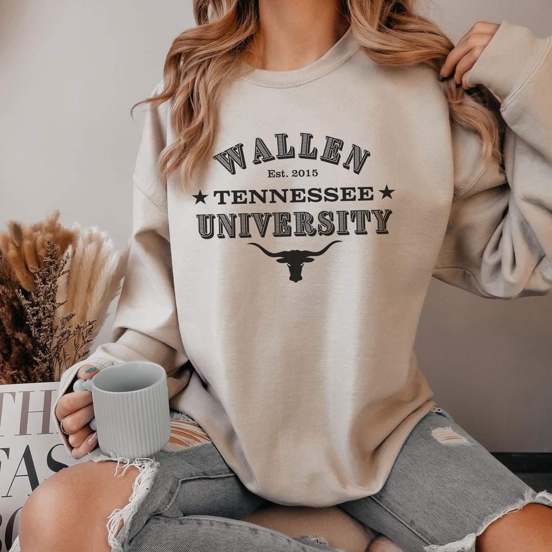 Morgan Wallen University Sweatshirt, Morgan Wallen Fan Gift, College ...