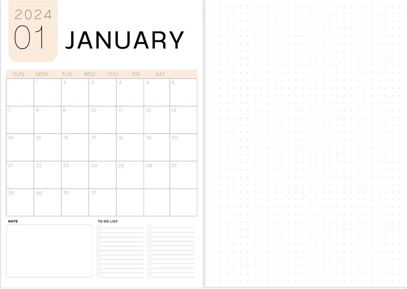 Full Letter Size Printable Planner: Weekly With Hourly Agenda - Etsy