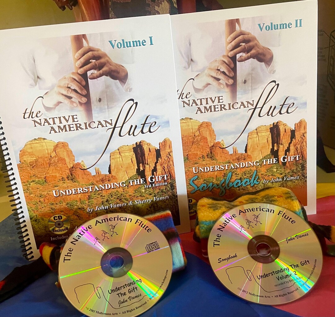 John Vames' Native American Flute 2 BOOK INSTUCTION Package - Etsy