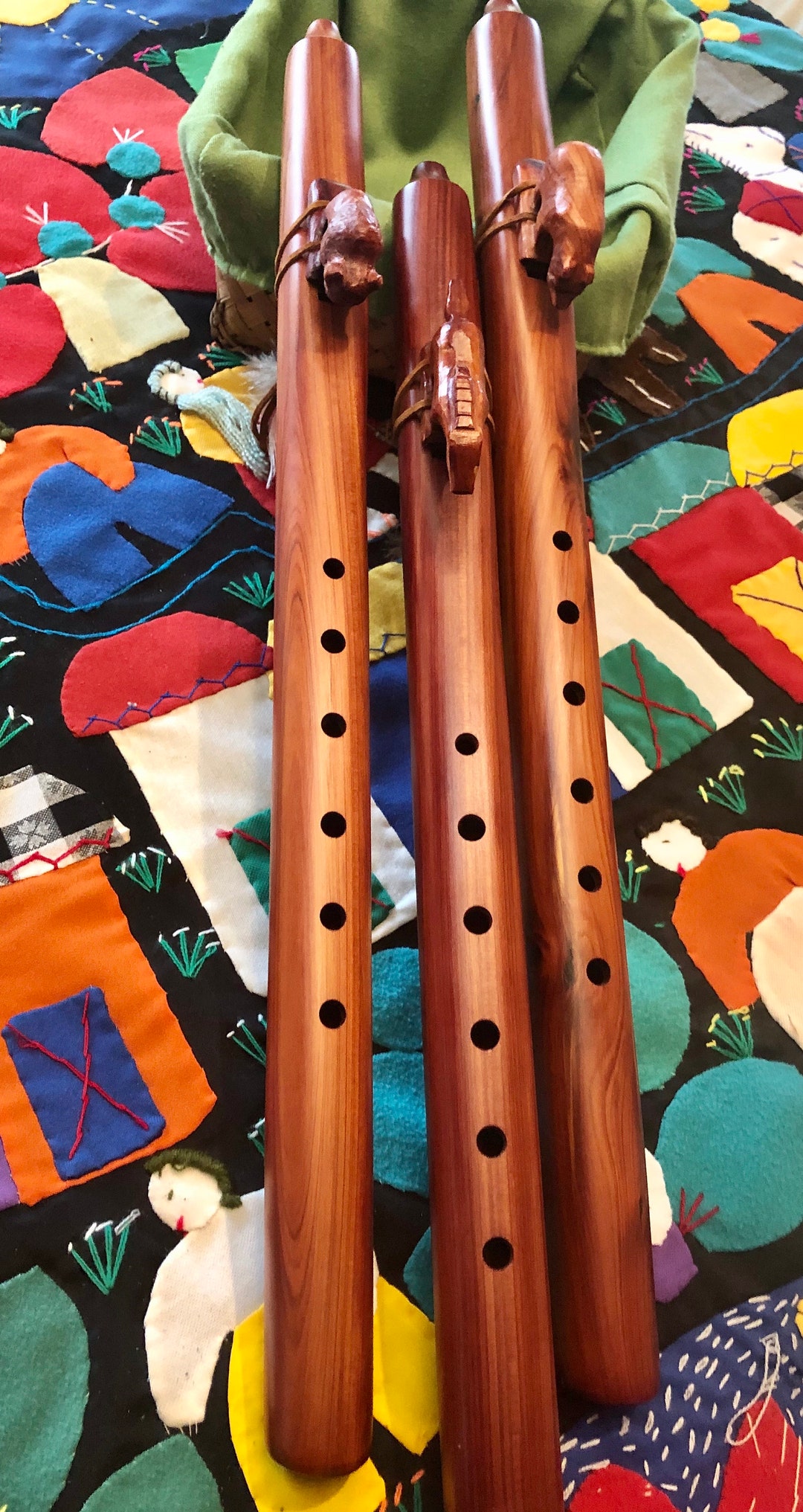Authentic Native American Aromatic Cedar Flute Key of F#minor - Etsy