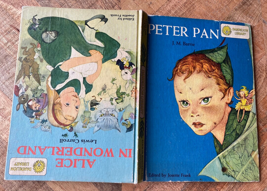 Vintage Peter Pan/alice in Wonderland Flip Book - Etsy