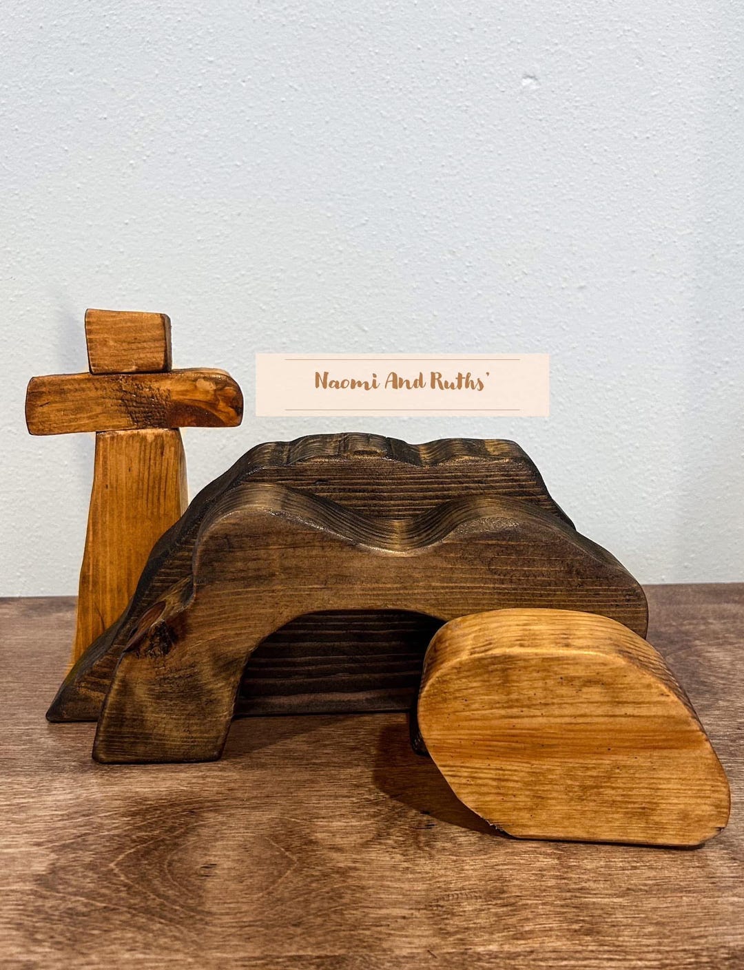 Handmade Wooden Easter Scene - Etsy